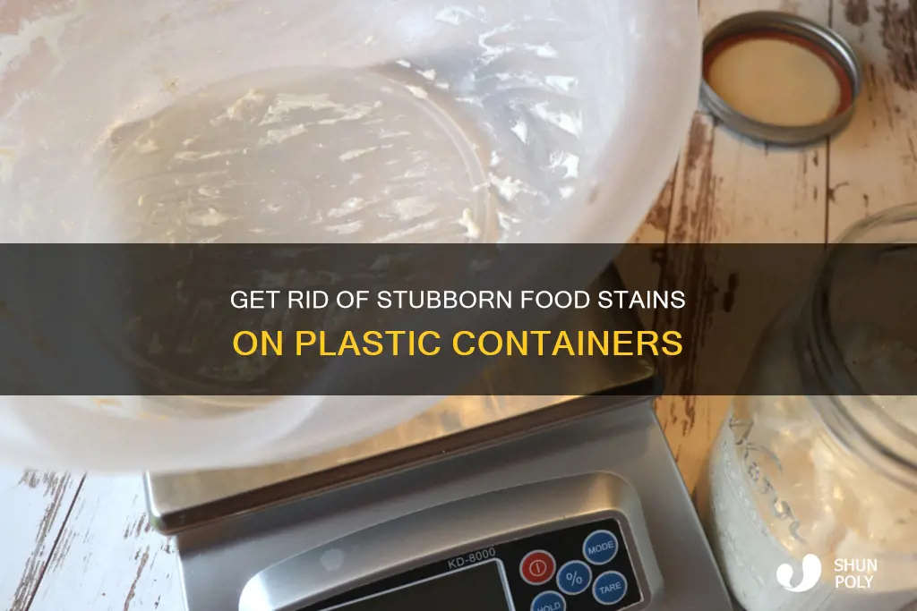 Get Rid Of Stubborn Food Stains On Plastic Containers | ShunPoly