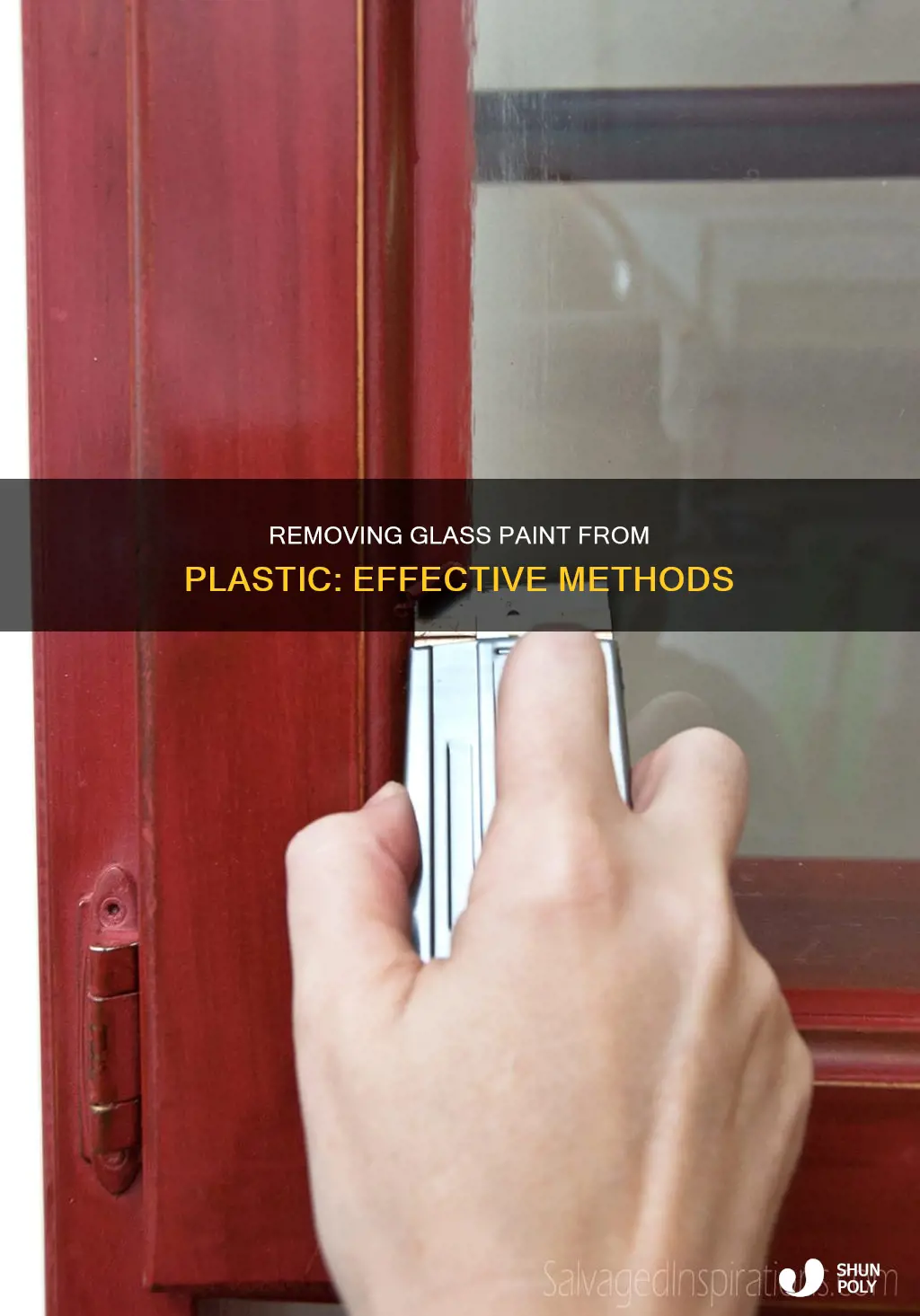 Removing Glass Paint From Plastic: Effective Methods | ShunPoly