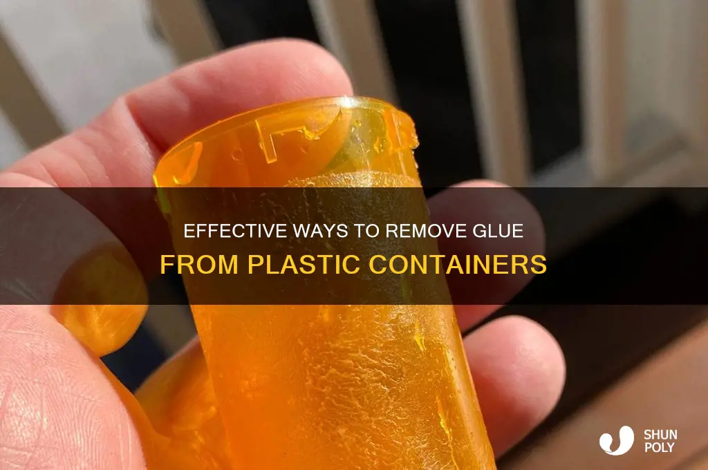 Effective Ways To Remove Glue From Plastic Containers | ShunPoly