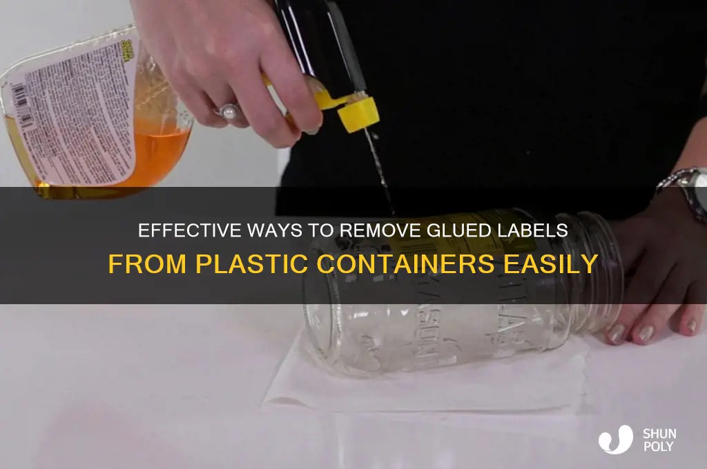 Effective Ways To Remove Glued Labels From Plastic Containers Easily ...