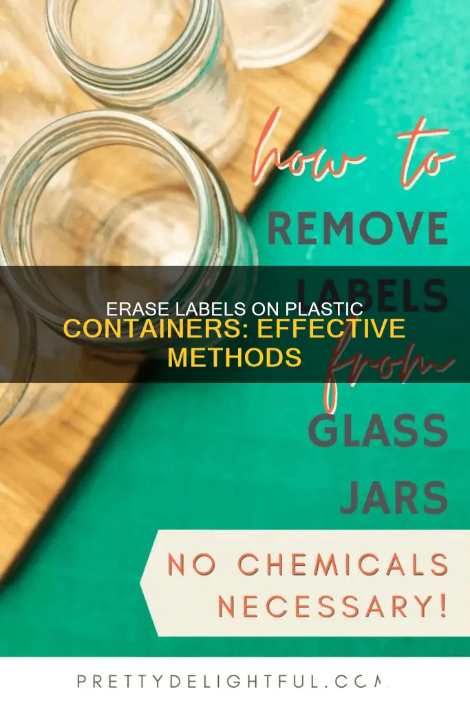 Erase Labels On Plastic Containers: Effective Methods | ShunPoly