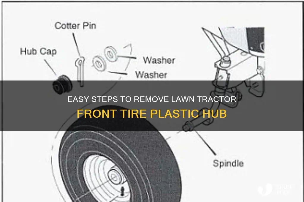 Easy Steps To Remove Lawn Tractor Front Tire Plastic Hub | ShunPoly