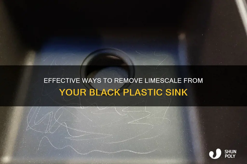 Effective Ways To Remove Limescale From Your Black Plastic Sink | ShunPoly