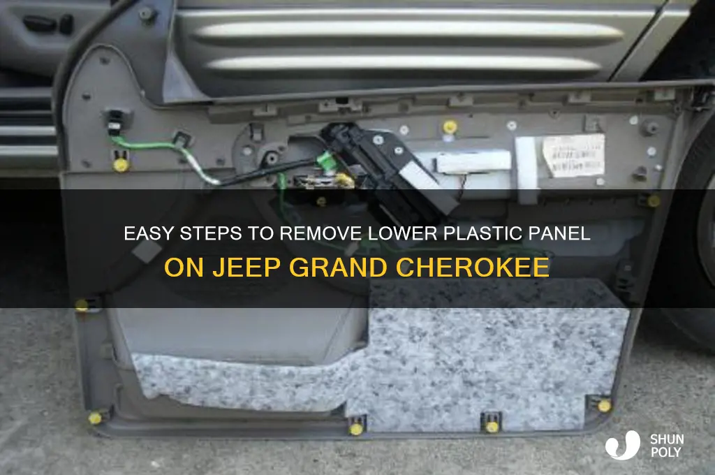 Easy Steps To Remove Lower Plastic Panel On Jeep Grand Cherokee | ShunPoly