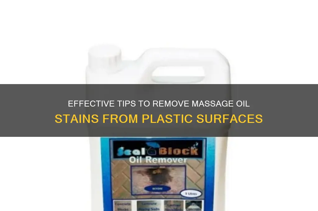 Effective Tips To Remove Massage Oil Stains From Plastic Surfaces ...