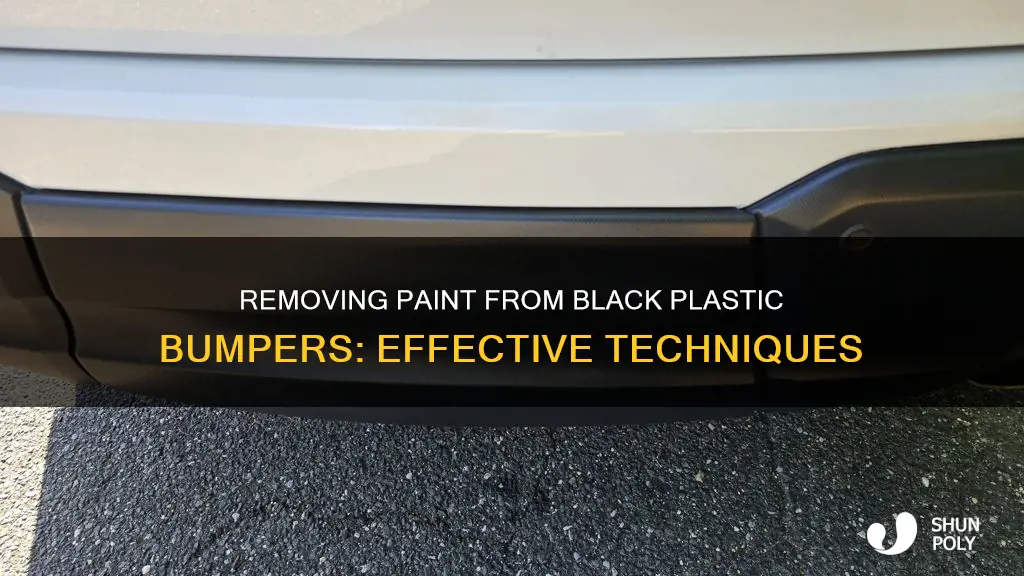 Removing Paint From Black Plastic Bumpers: Effective Techniques | ShunPoly