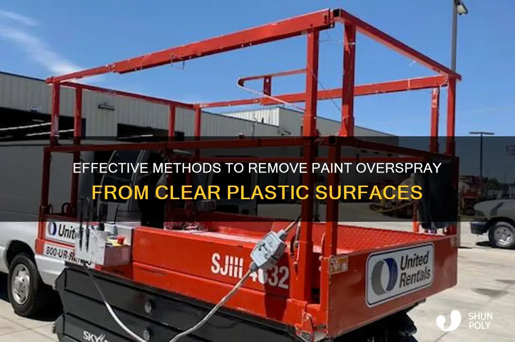 Effective Methods To Remove Paint Overspray From Clear Plastic Surfaces ...