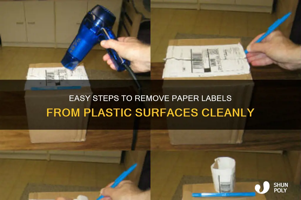 Easy Steps To Remove Paper Labels From Plastic Surfaces Cleanly | ShunPoly