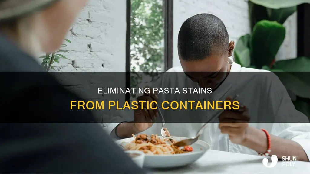 Eliminating Pasta Stains From Plastic Containers | ShunPoly