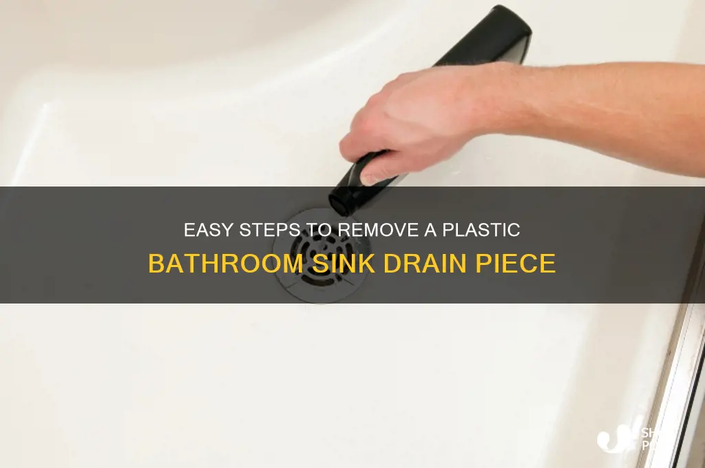Easy Steps To Remove A Plastic Bathroom Sink Drain Piece | ShunPoly