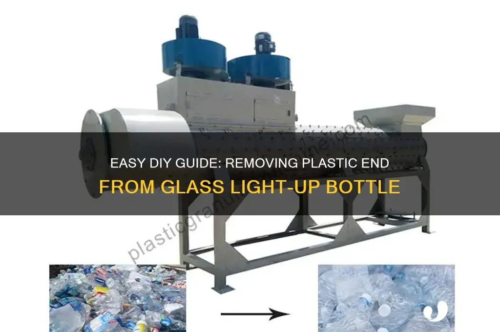 Easy Diy Guide: Removing Plastic End From Glass Light-Up Bottle | ShunPoly