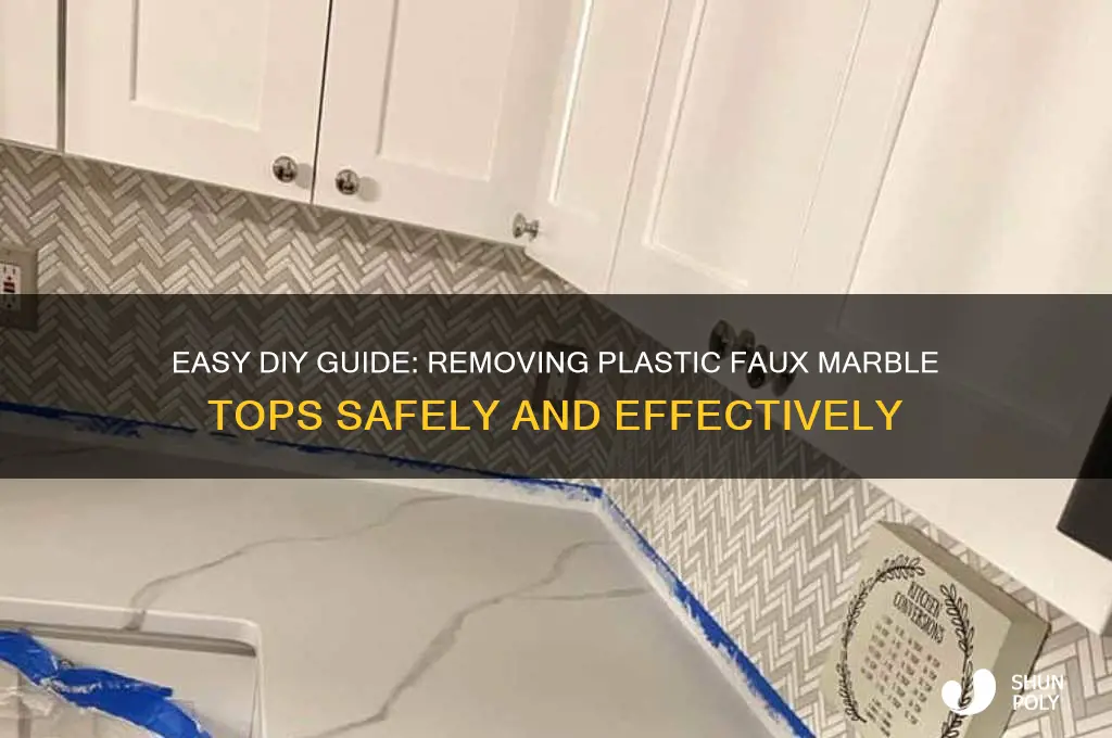 Easy Diy Guide: Removing Plastic Faux Marble Tops Safely And ...