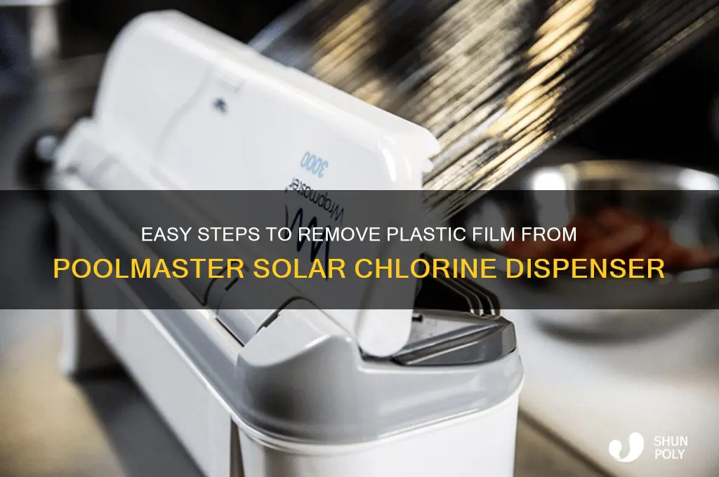 Easy Steps To Remove Plastic Film From Poolmaster Solar Chlorine ...