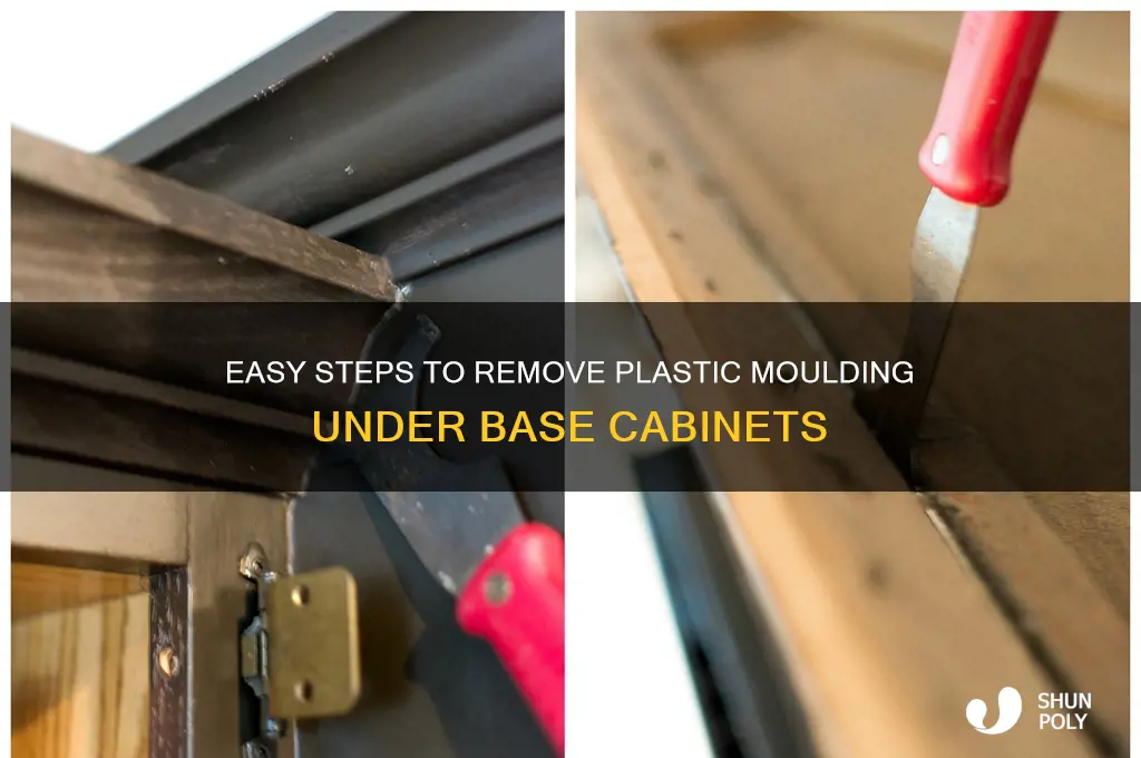 Easy Steps To Remove Plastic Moulding Under Base Cabinets | ShunPoly