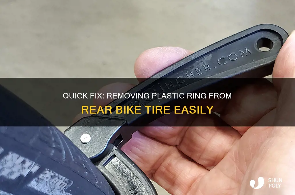 Quick Fix: Removing Plastic Ring From Rear Bike Tire Easily | ShunPoly