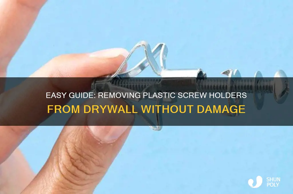 Easy Guide: Removing Plastic Screw Holders From Drywall Without Damage ...
