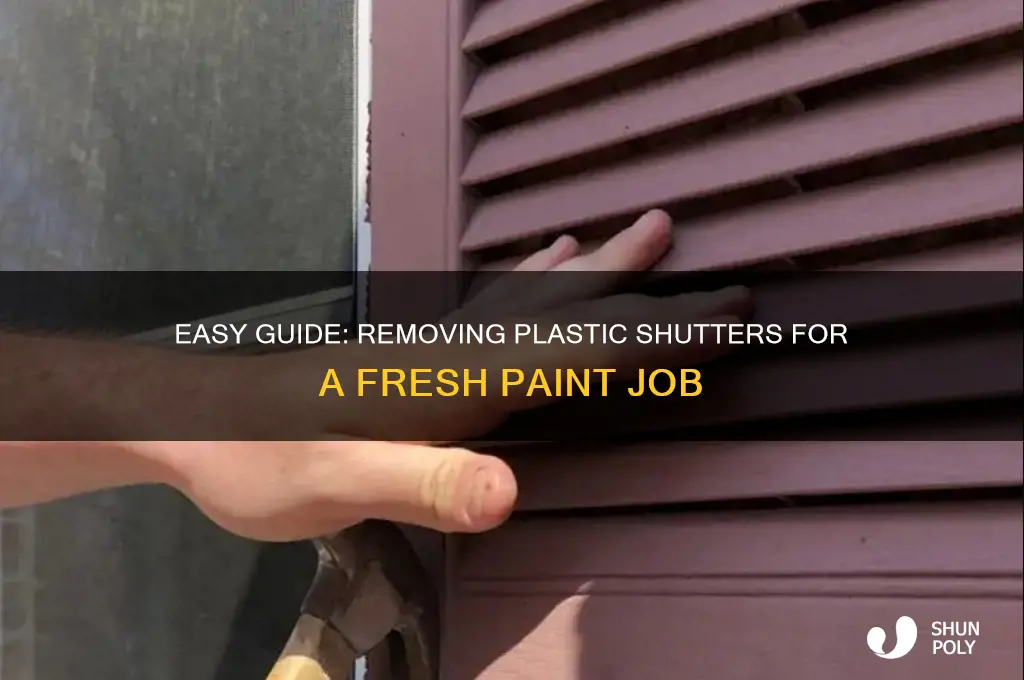 Easy Guide: Removing Plastic Shutters For A Fresh Paint Job | ShunPoly