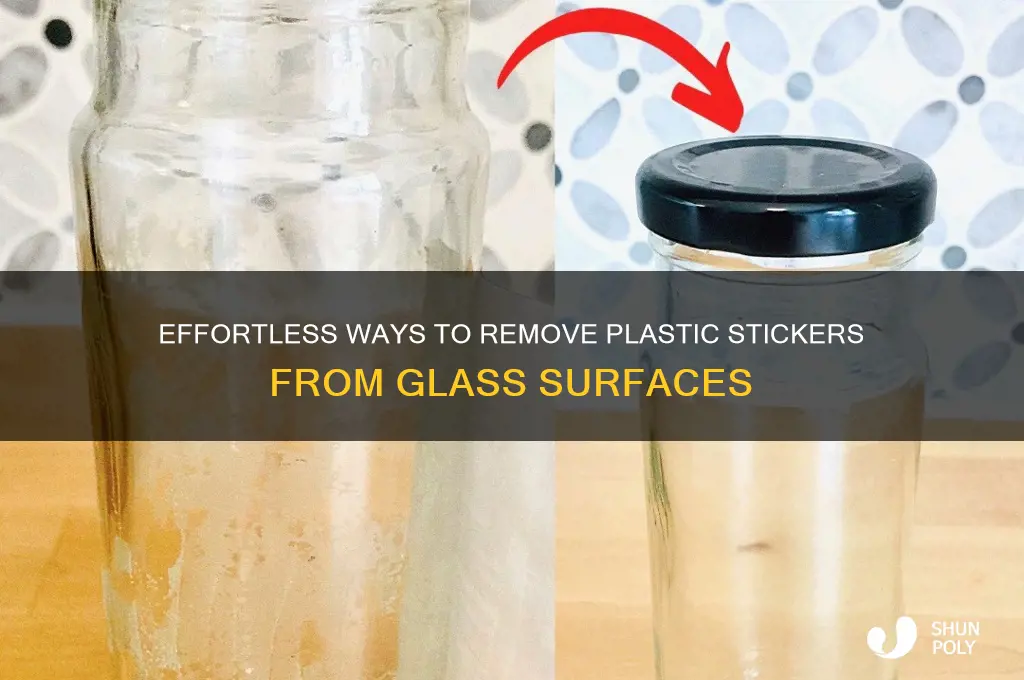 Effortless Ways To Remove Plastic Stickers From Glass Surfaces | ShunPoly