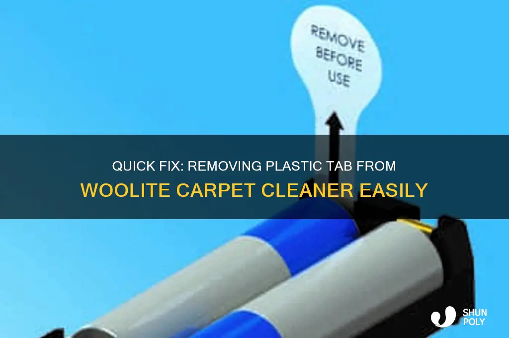 Quick Fix: Removing Plastic Tab From Woolite Carpet Cleaner Easily ...
