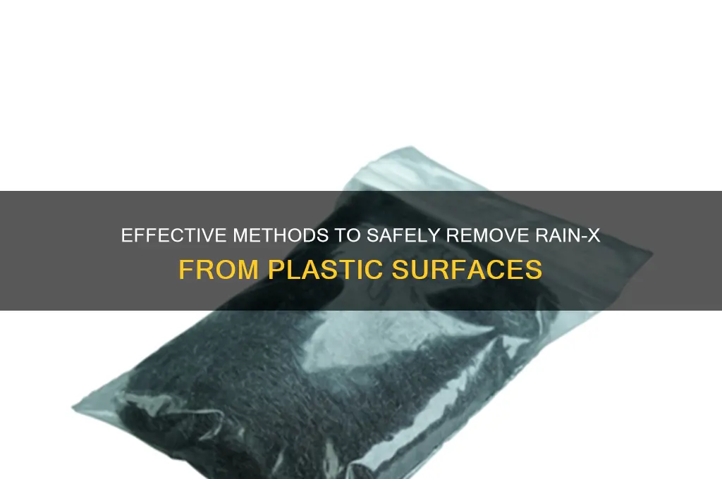 Effective Methods To Safely Remove Rain-X From Plastic Surfaces | ShunPoly