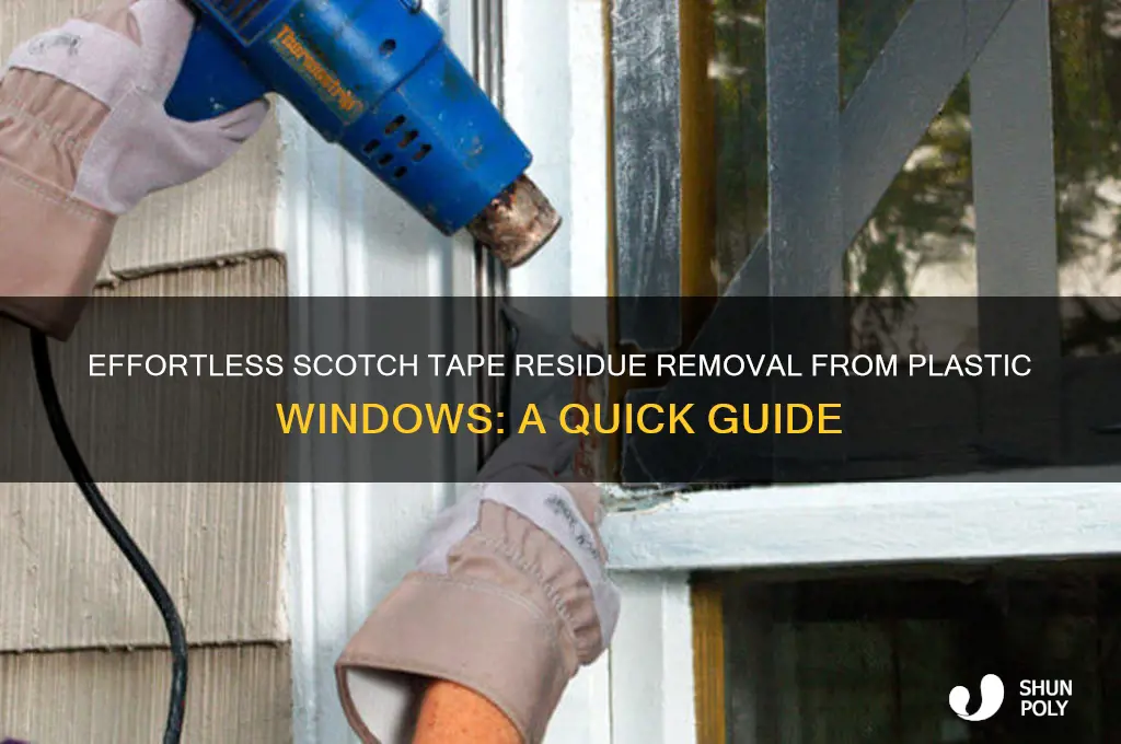 Effortless Scotch Tape Residue Removal From Plastic Windows: A Quick ...