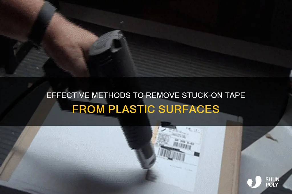 Effective Methods To Remove Stuck-On Tape From Plastic Surfaces | ShunPoly