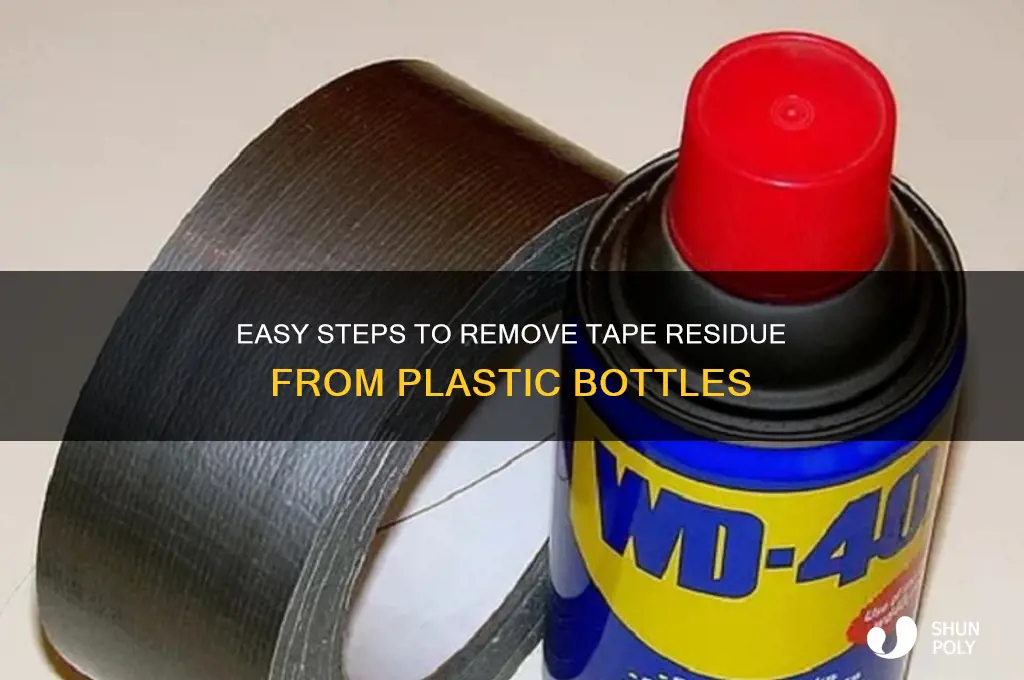 Easy Steps To Remove Tape Residue From Plastic Bottles | ShunPoly