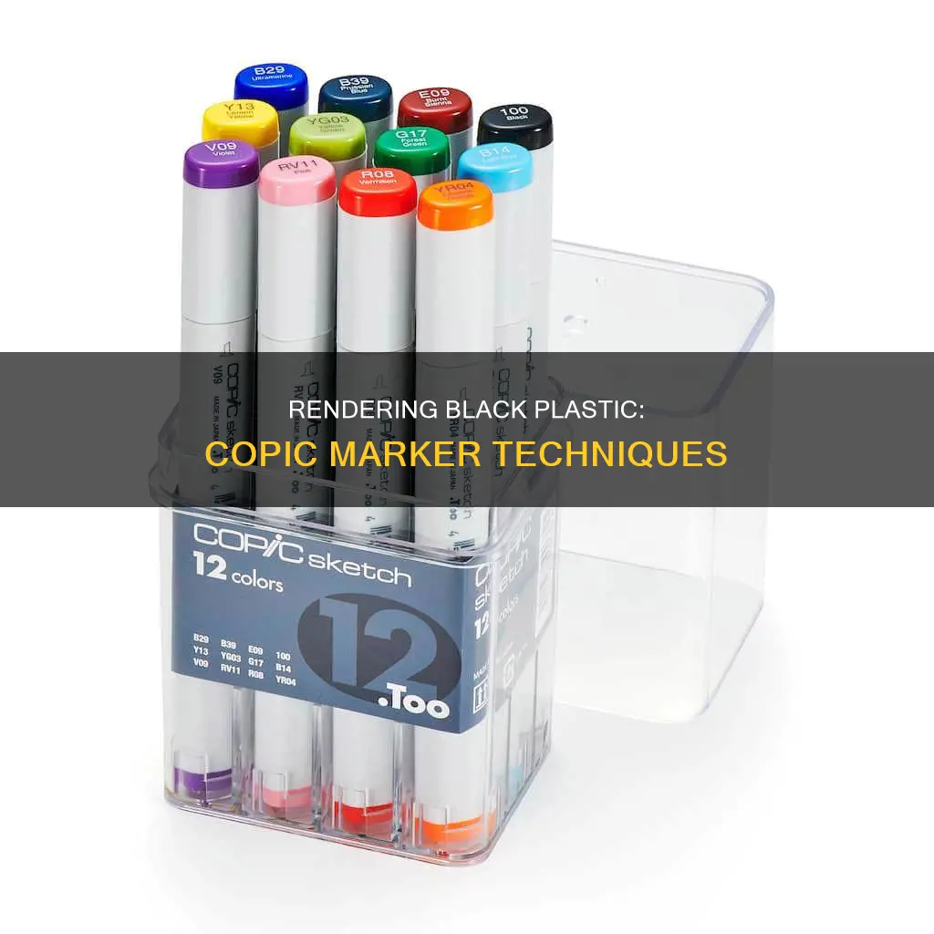 Rendering Black Plastic: Copic Marker Techniques | ShunPoly