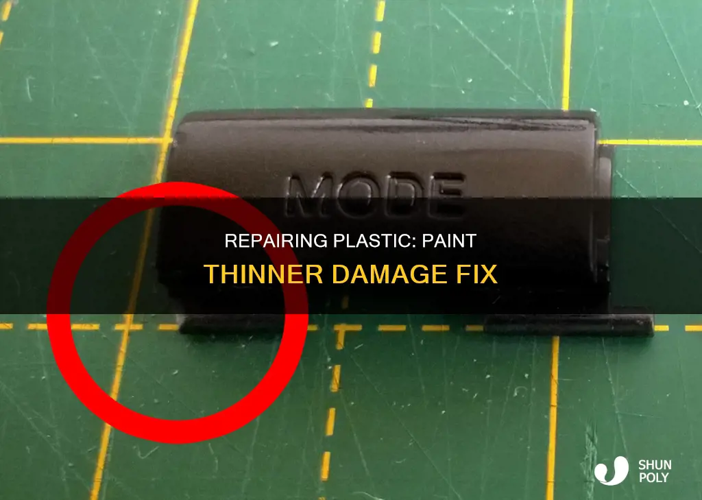 Repairing Plastic: Paint Thinner Damage Fix | ShunPoly
