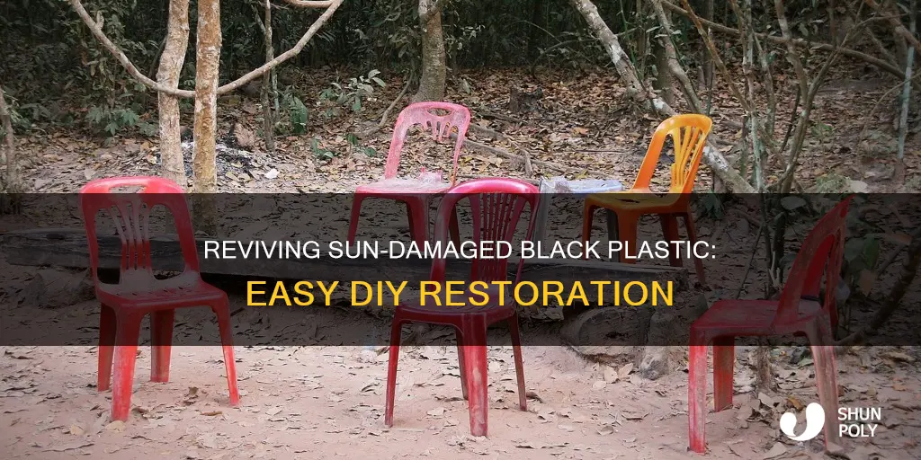 Reviving Sun-Damaged Black Plastic: Easy Diy Restoration | ShunPoly