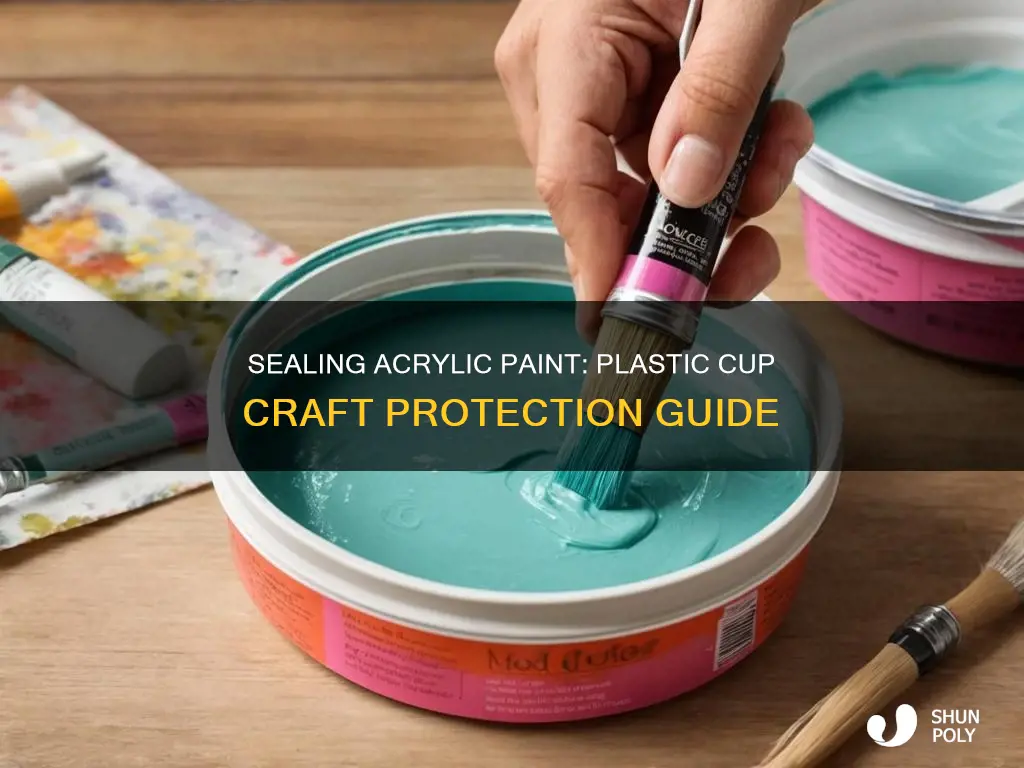 Sealing Acrylic Paint: Plastic Cup Craft Protection Guide | ShunPoly
