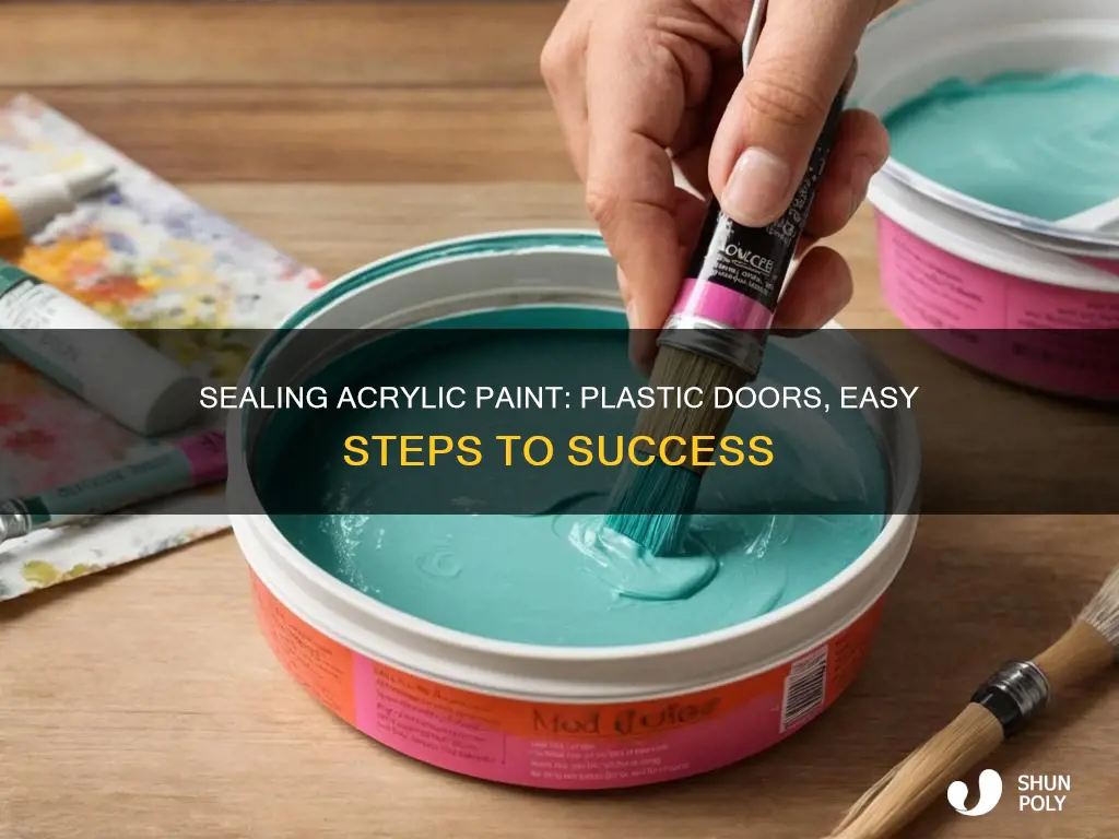 Sealing Acrylic Paint: Plastic Doors, Easy Steps To Success | ShunPoly