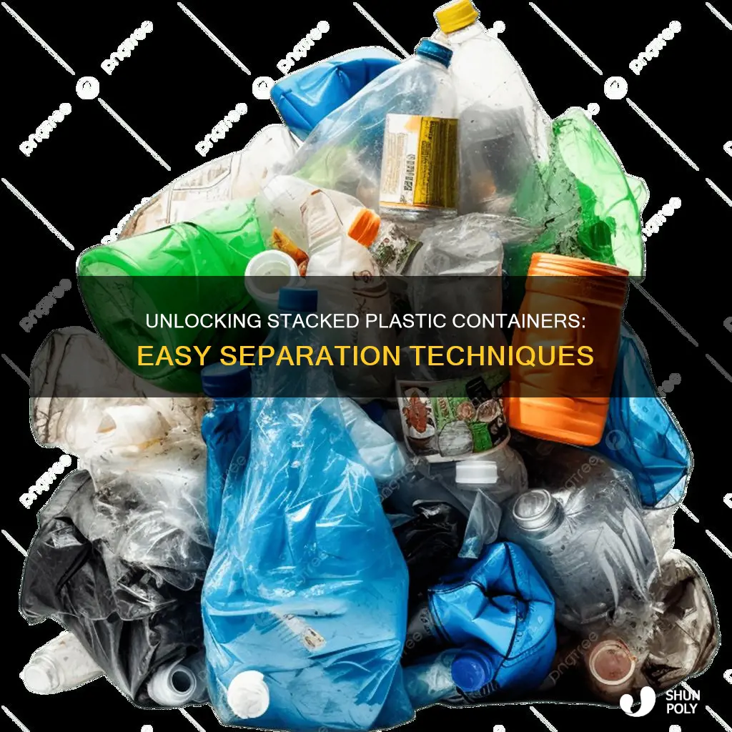 Unlocking Stacked Plastic Containers: Easy Separation Techniques | ShunPoly