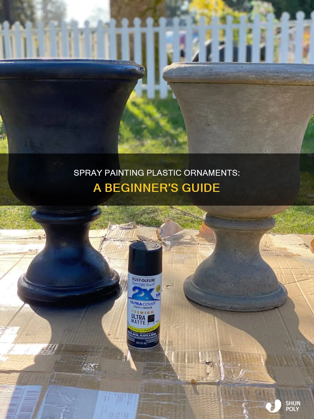 Spray Painting Plastic Ornaments: A Beginner's Guide | ShunPoly