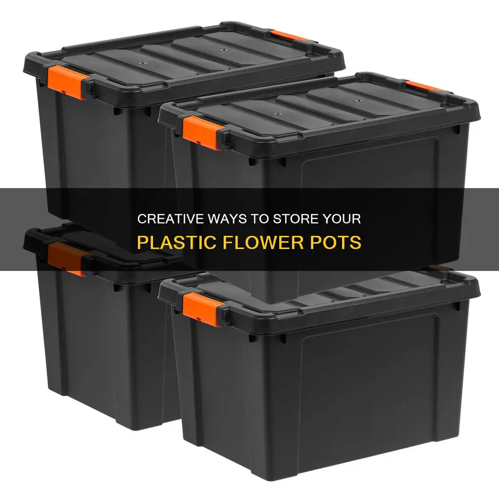 Creative Ways To Store Your Plastic Flower Pots | ShunPoly