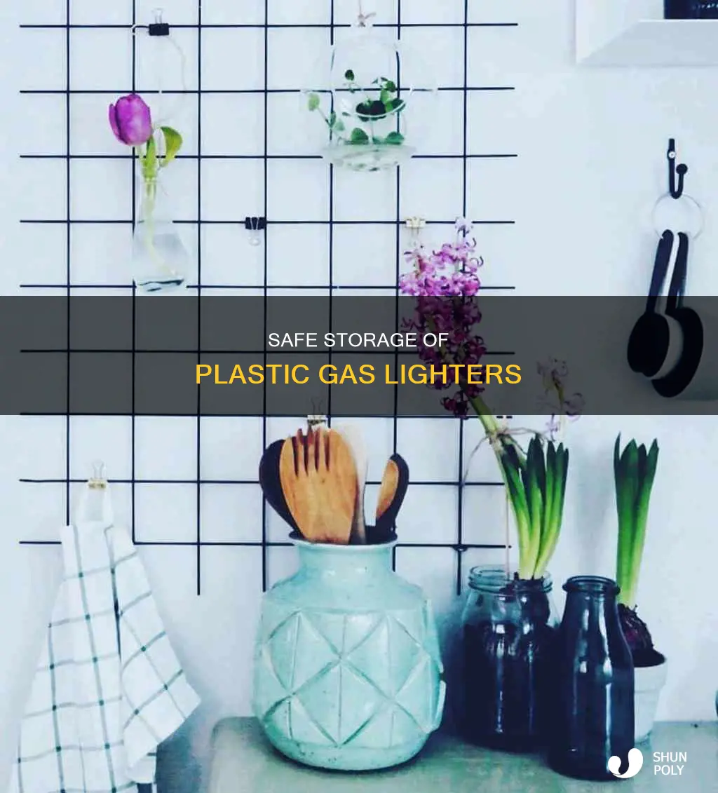 Safe Storage Of Plastic Gas Lighters | ShunPoly