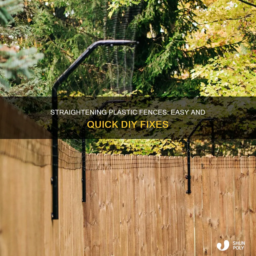 Straightening Plastic Fences: Easy And Quick Diy Fixes | ShunPoly