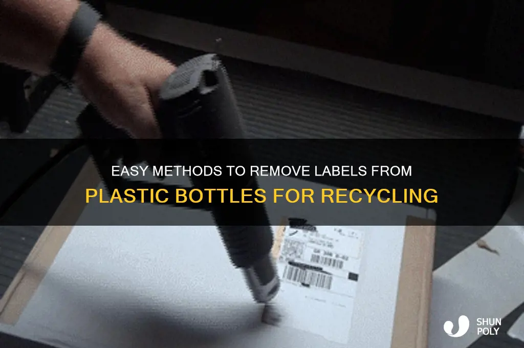 Easy Methods To Remove Labels From Plastic Bottles For Recycling | ShunPoly