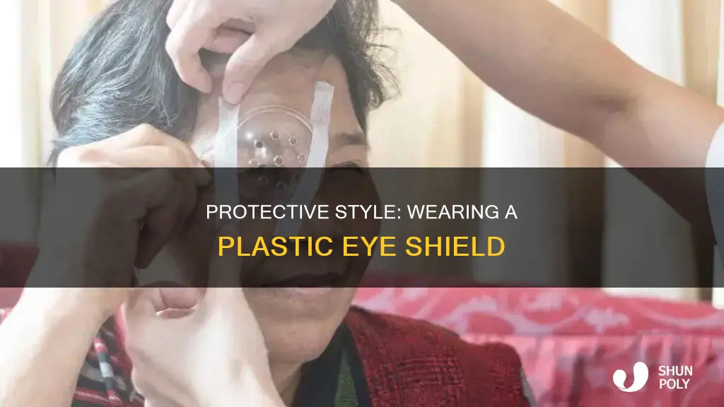 Protective Style: Wearing A Plastic Eye Shield | ShunPoly