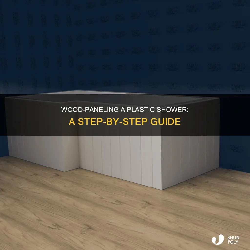 Wood-Paneling A Plastic Shower: A Step-By-Step Guide | ShunPoly