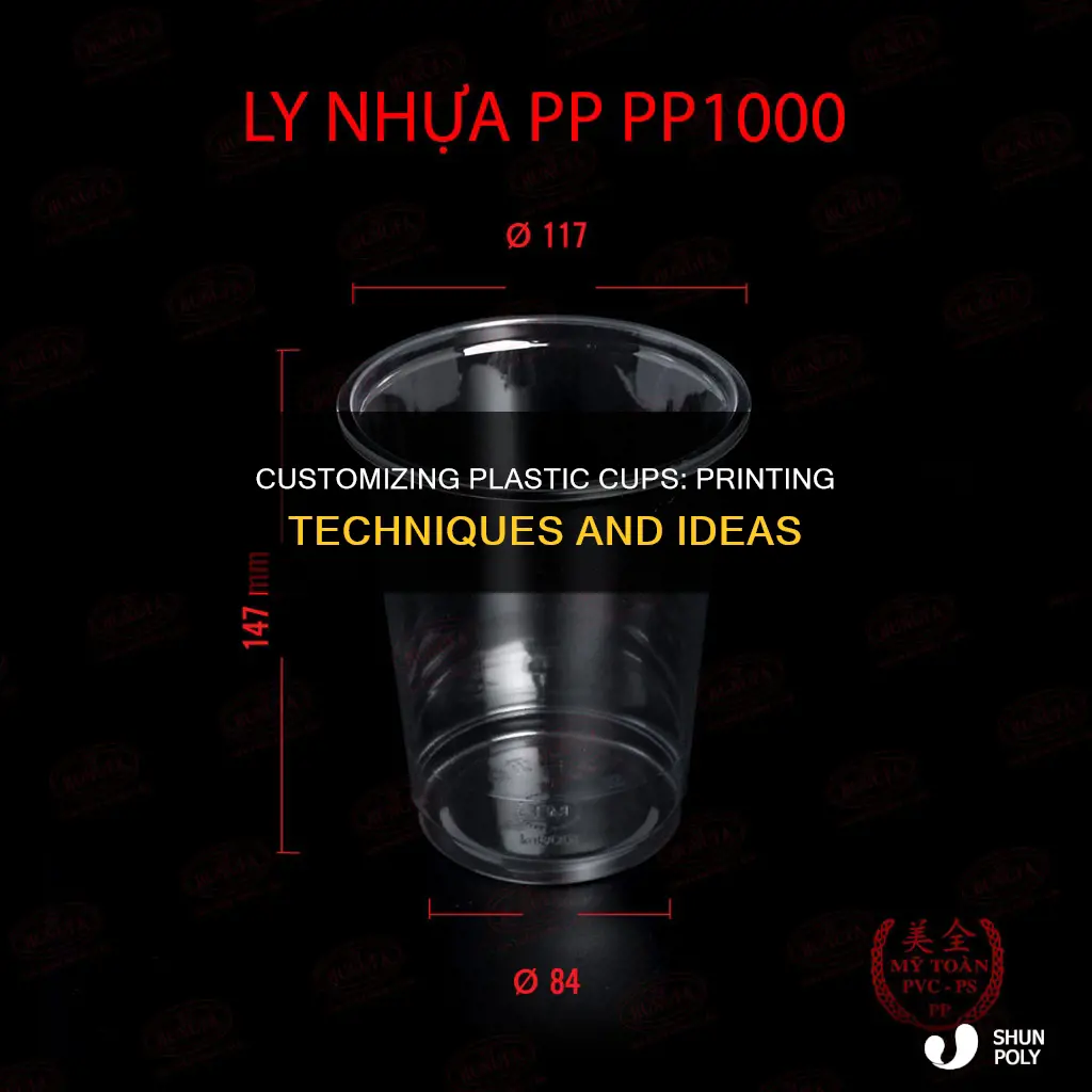 Customizing Plastic Cups: Printing Techniques And Ideas | ShunPoly