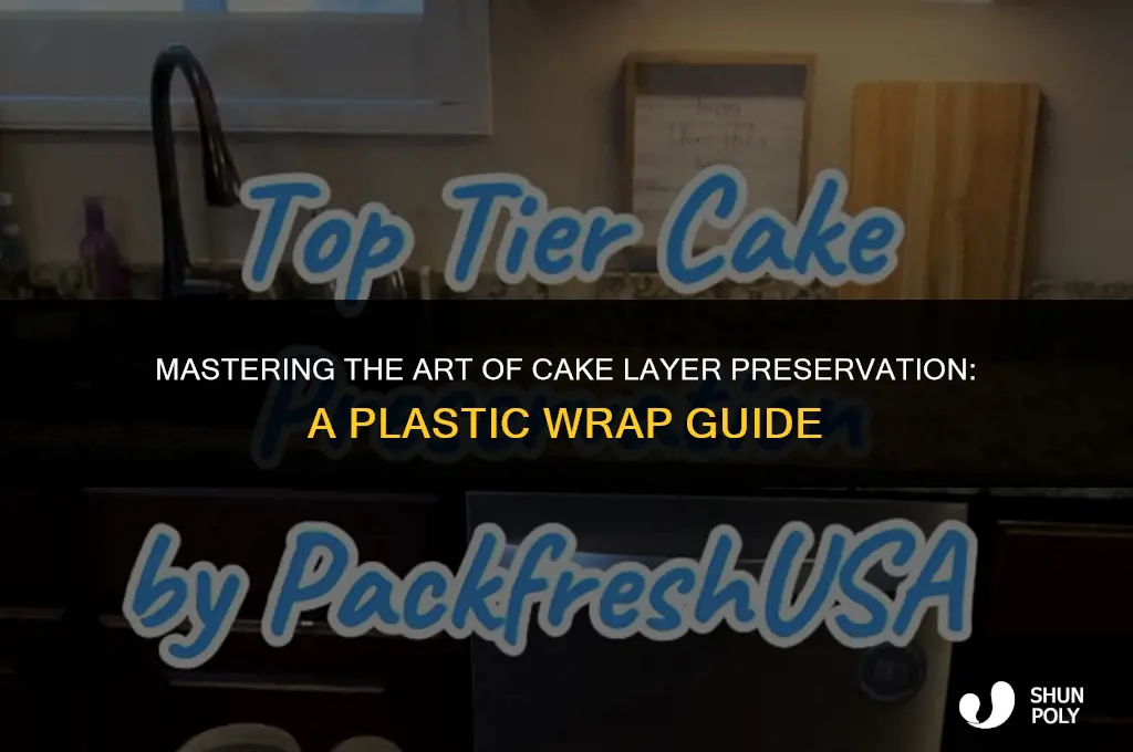 Mastering The Art Of Cake Layer Preservation: A Plastic Wrap Guide ...