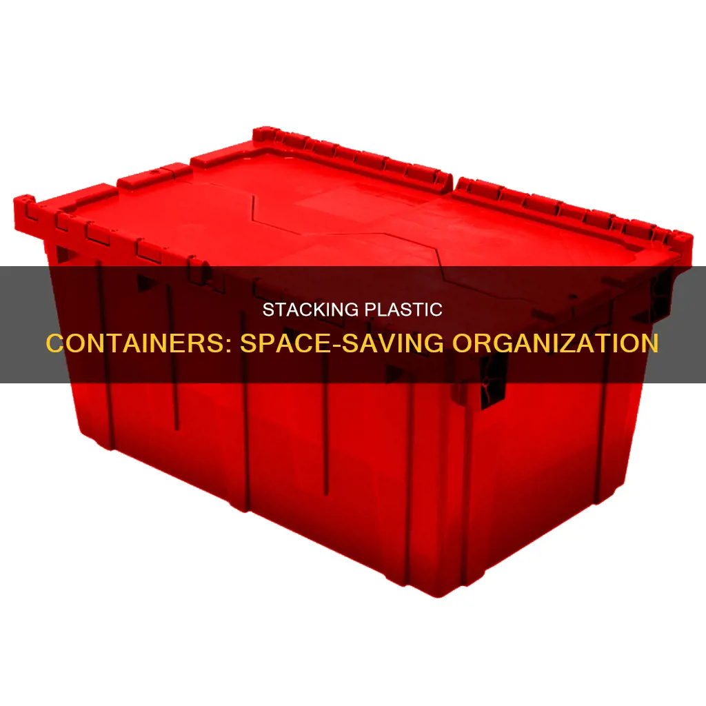 Stacking Plastic Containers: Space-Saving Organization | ShunPoly