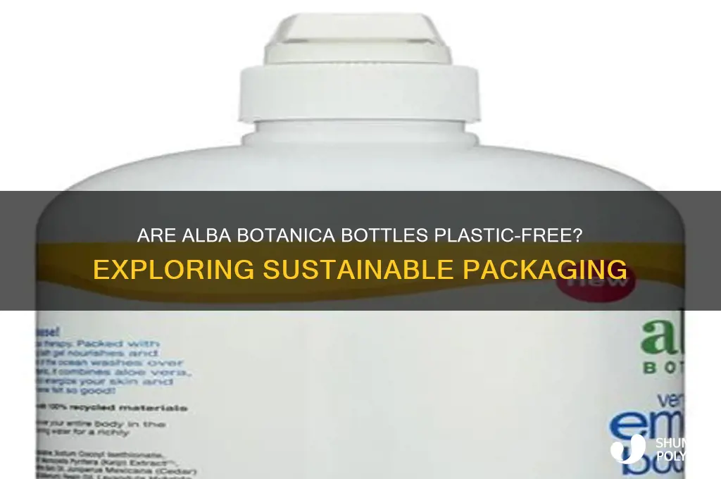 Are Alba Botanica Bottles Plastic-Free? Exploring Sustainable Packaging ...