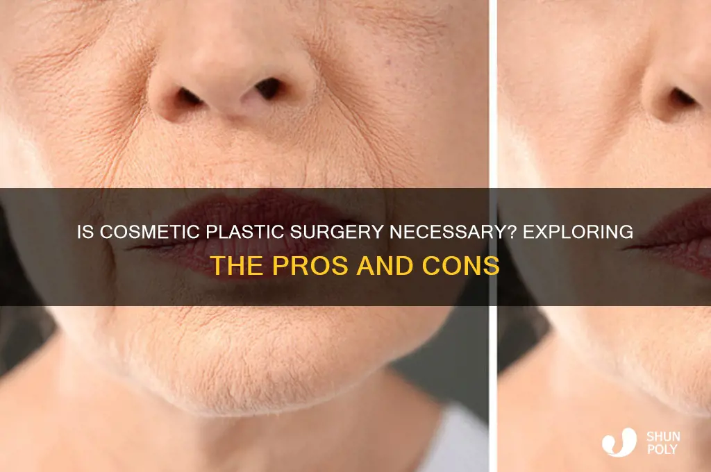 Is Cosmetic Plastic Surgery Necessary? Exploring The Pros And Cons ...