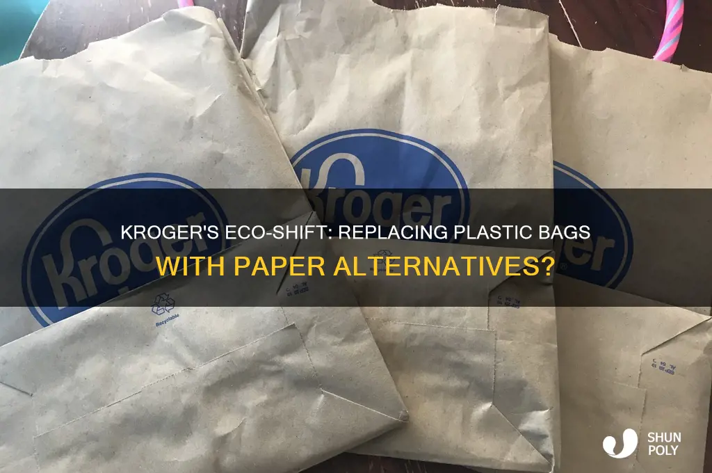 Kroger's Eco-Shift: Replacing Plastic Bags With Paper Alternatives ...