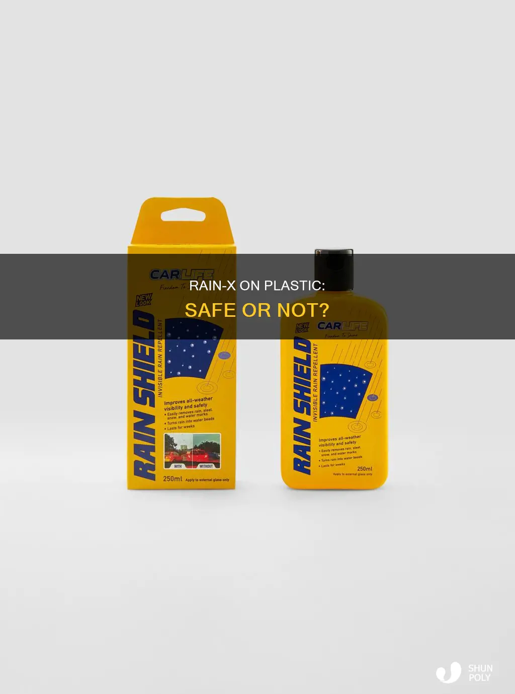 Rain-X On Plastic: Safe Or Not? | ShunPoly