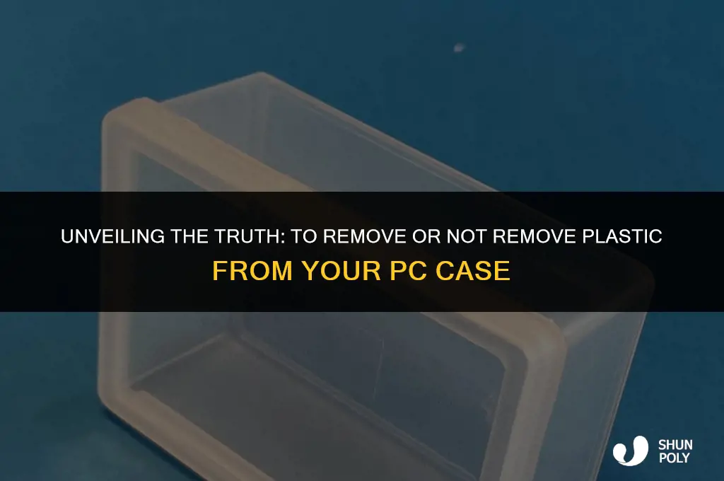 Unveiling The Truth: To Remove Or Not Remove Plastic From Your Pc Case ...