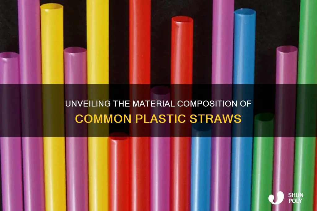 Unveiling The Material Composition Of Common Plastic Straws | ShunPoly