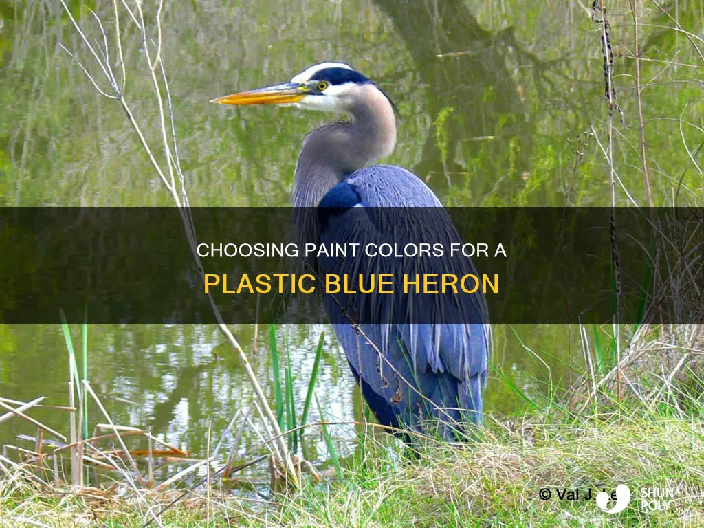 Choosing Paint Colors For A Plastic Blue Heron | ShunPoly